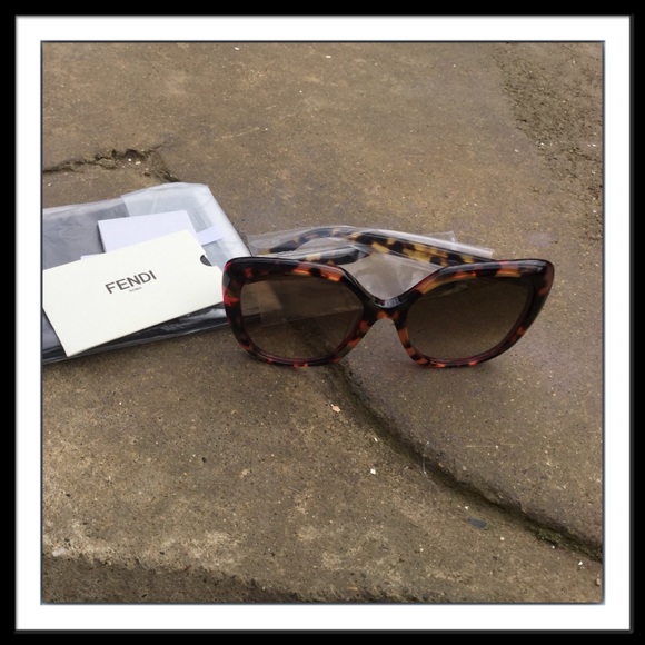Fendi | Accessories | Fendi Womens Sunglasses Redbrown Tortoise Shell ...